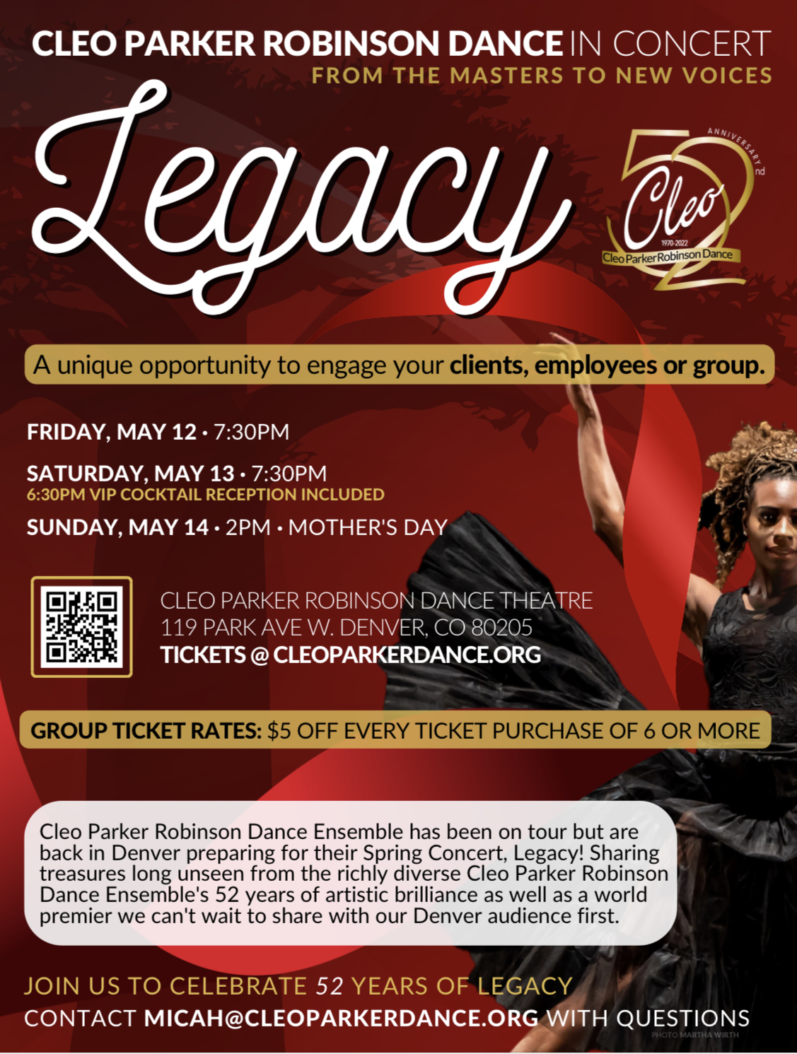 Cleo Parker Robinson Dance - Spring Concert: Legacy!